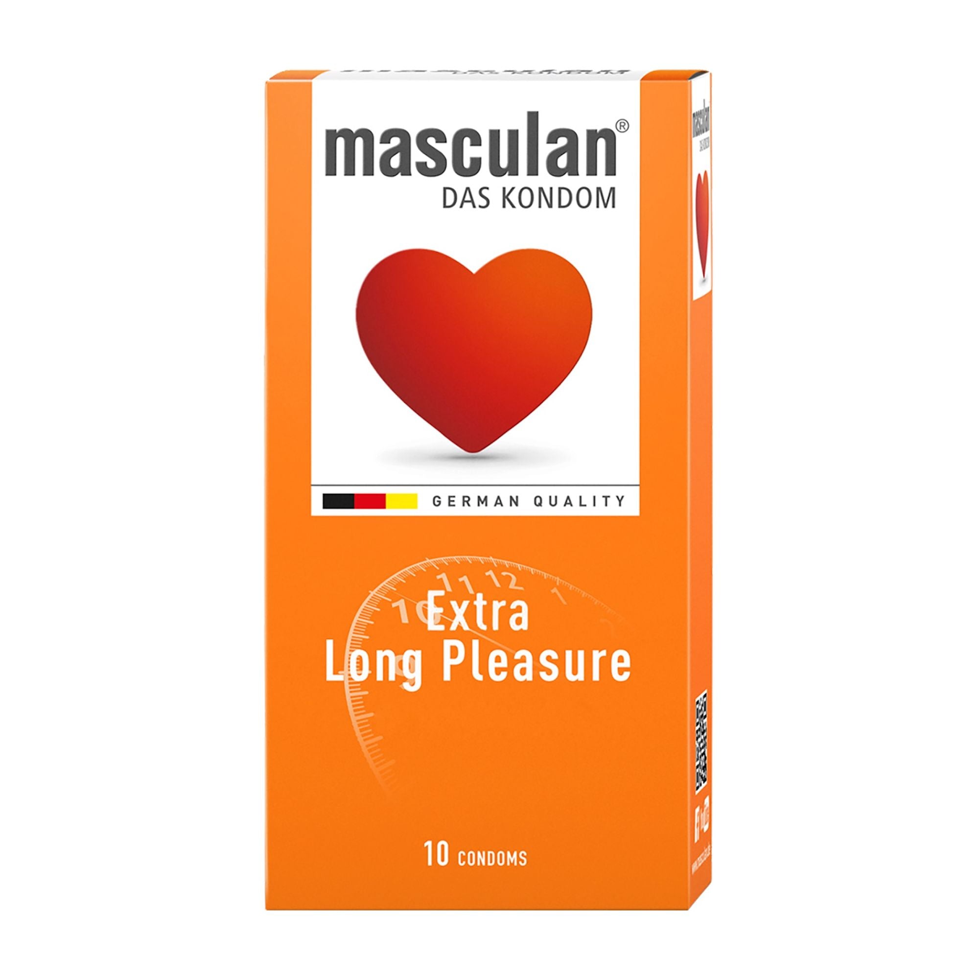 masculan Extra Long Pleasure condoms, 10 Count – Peppery Spot