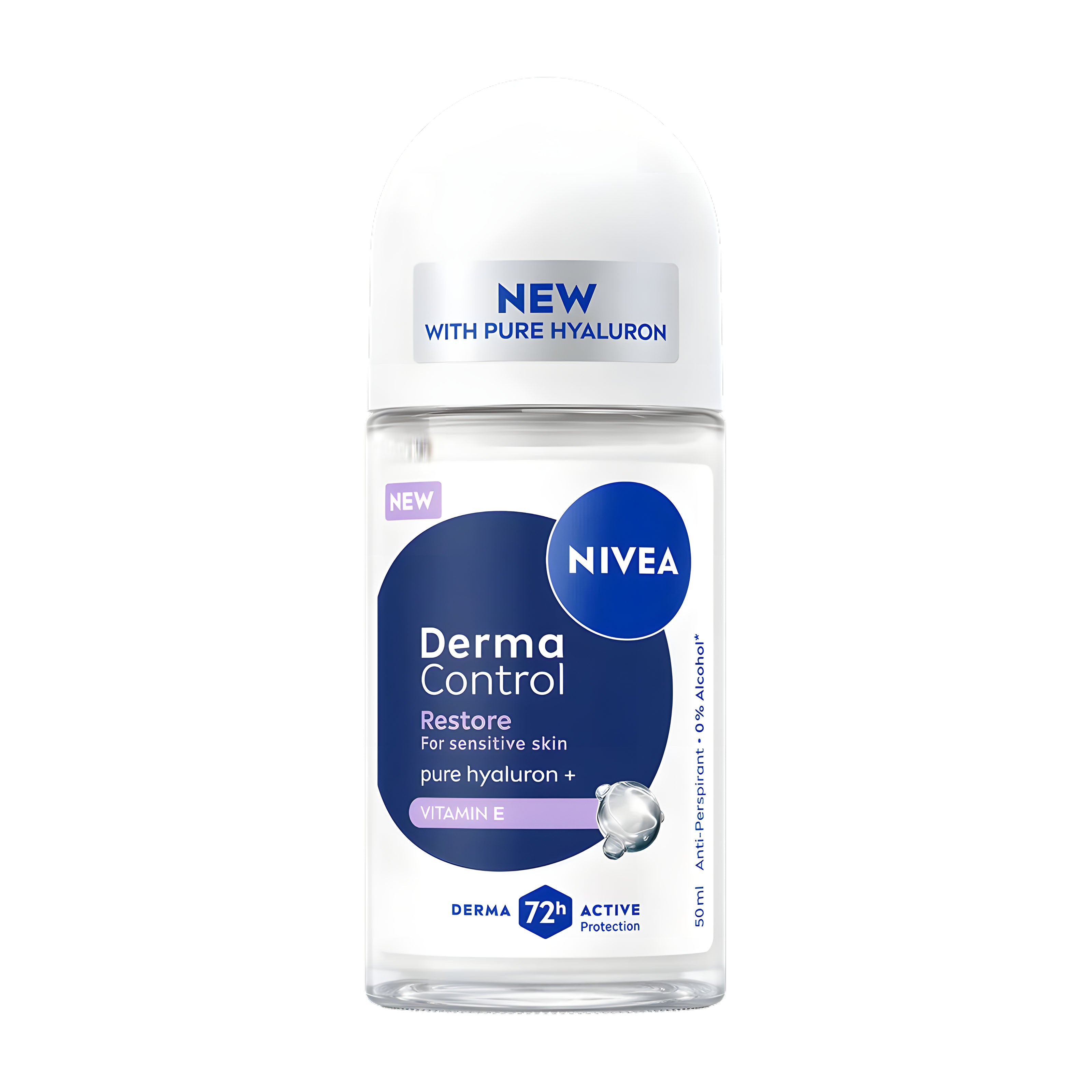 Nivea Anti-Perspirant Roll-On Derma Control Restore 72h, 50 mL – Peppery Spot