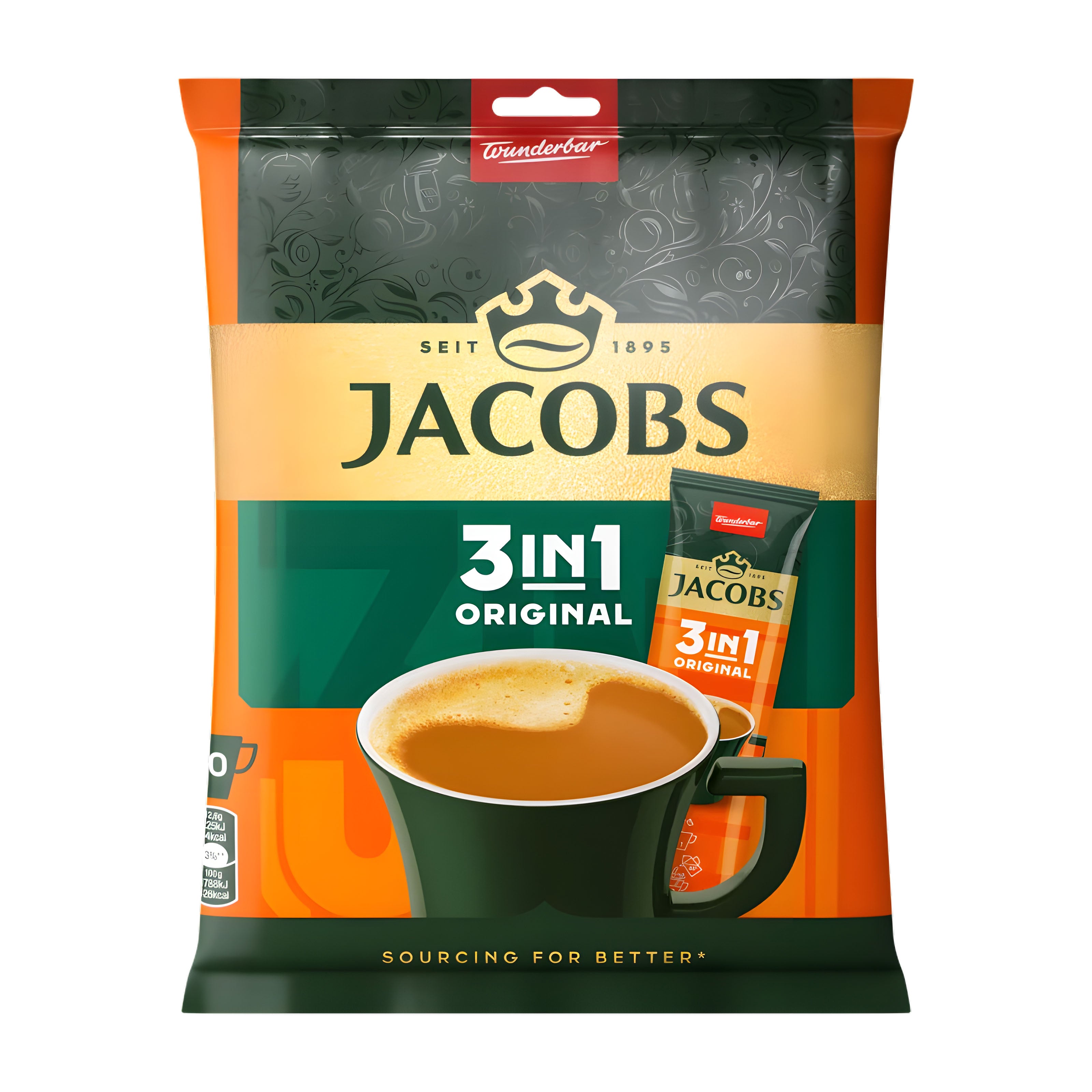 Jacobs 3in1 Original instant coffee, 10 Count – Peppery Spot