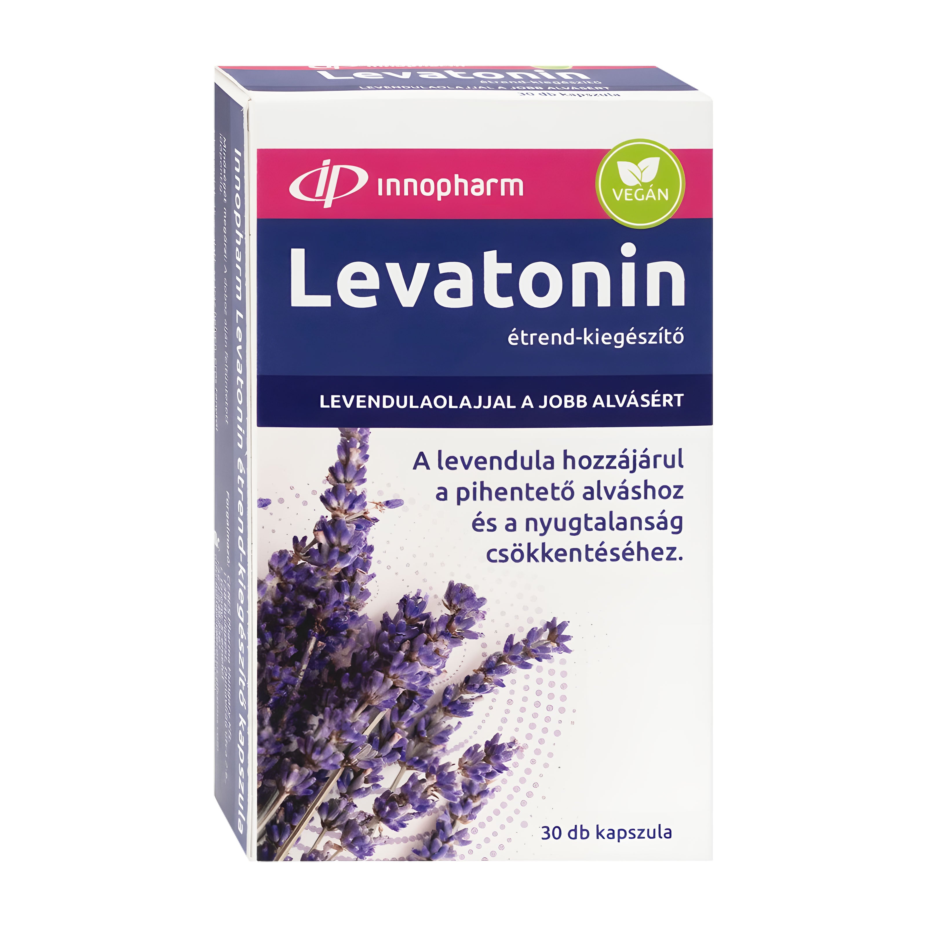 Innopharm Capsules de lévatonine, 30 unités – Peppery Spot