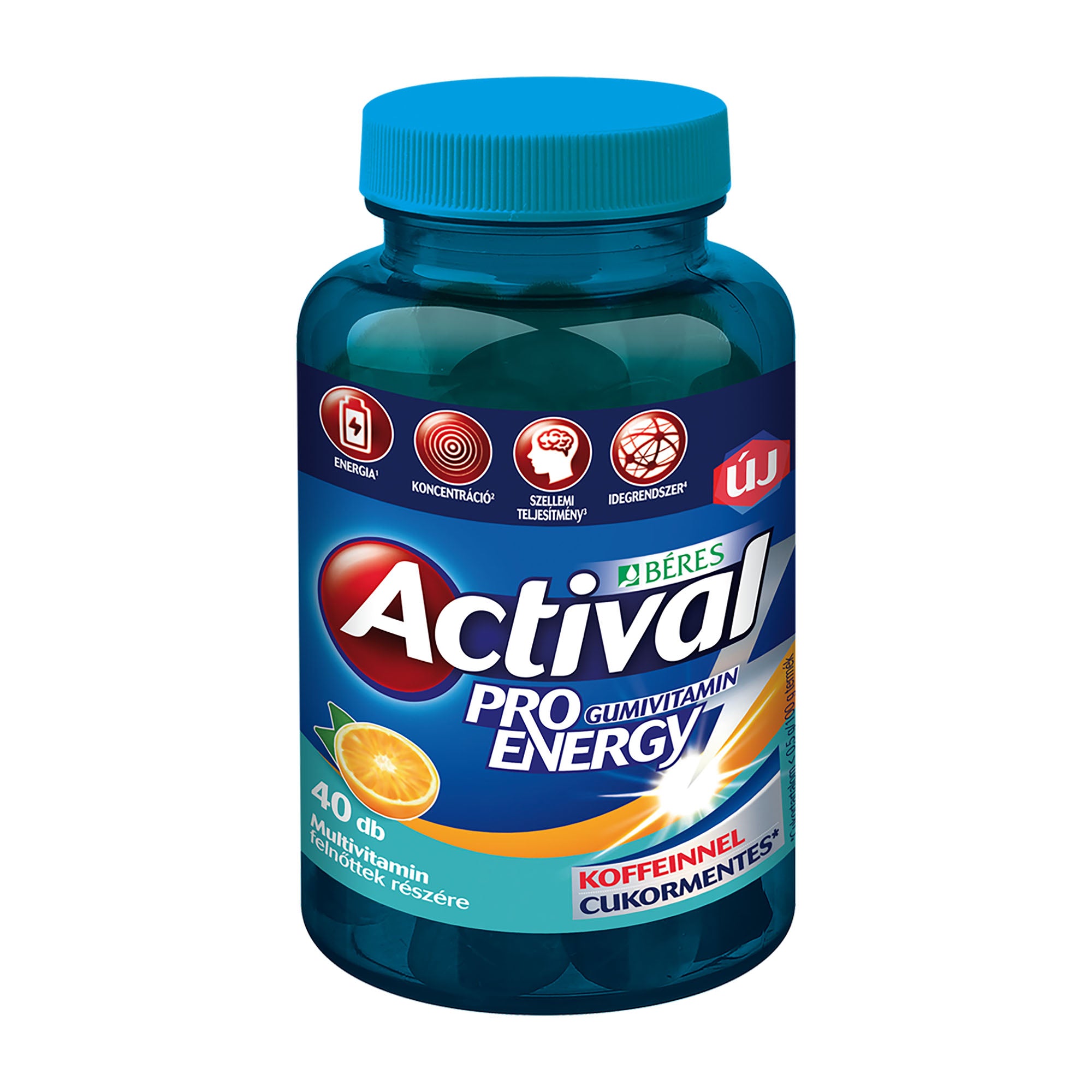 Béres Actival Pro Energy daily multivitamin gummy vitamins, 40 Count ...