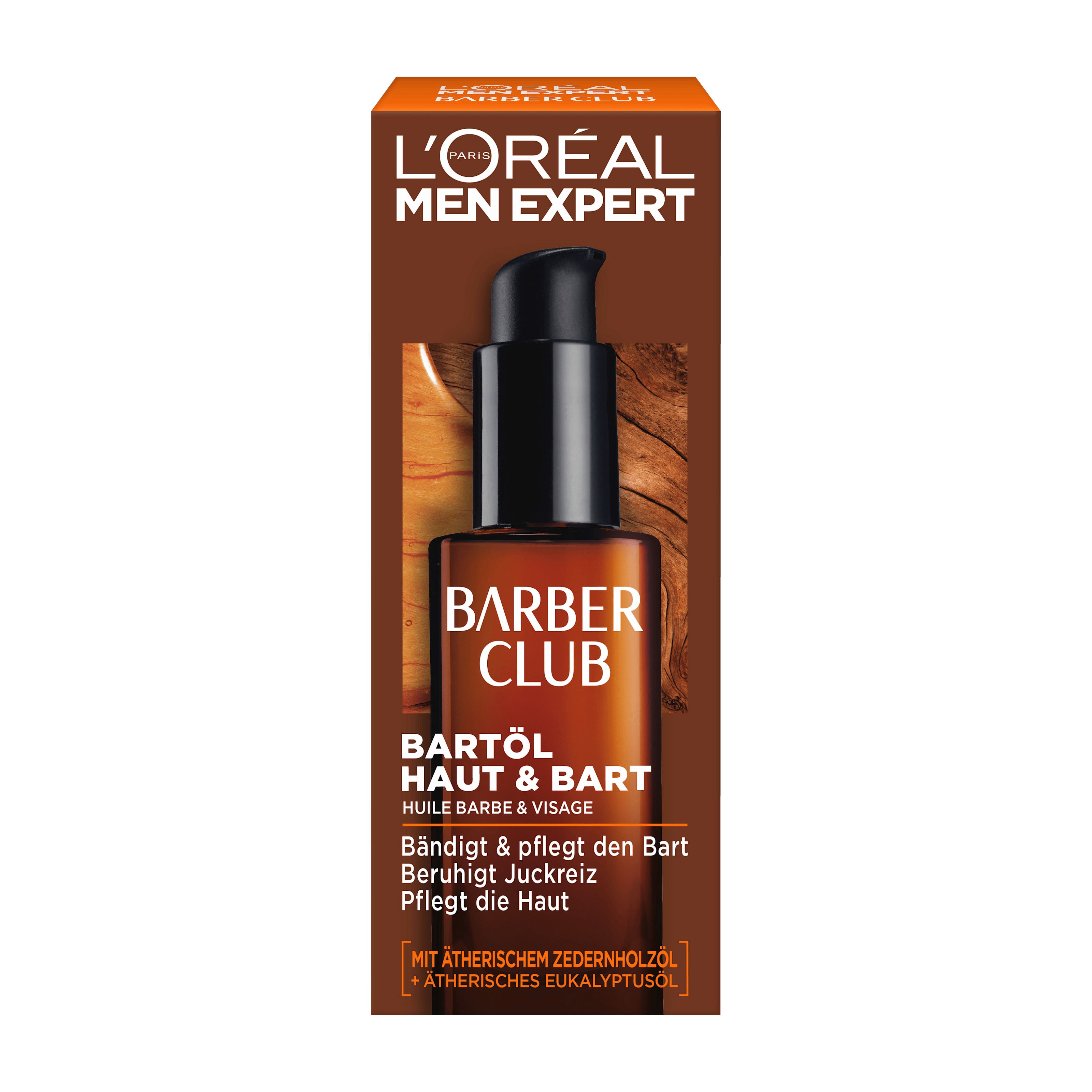 L'ORÉAL PARiS MEN EXPERT Beard Oil with Cedarwood Oil BARBER CLUB, 30 ...