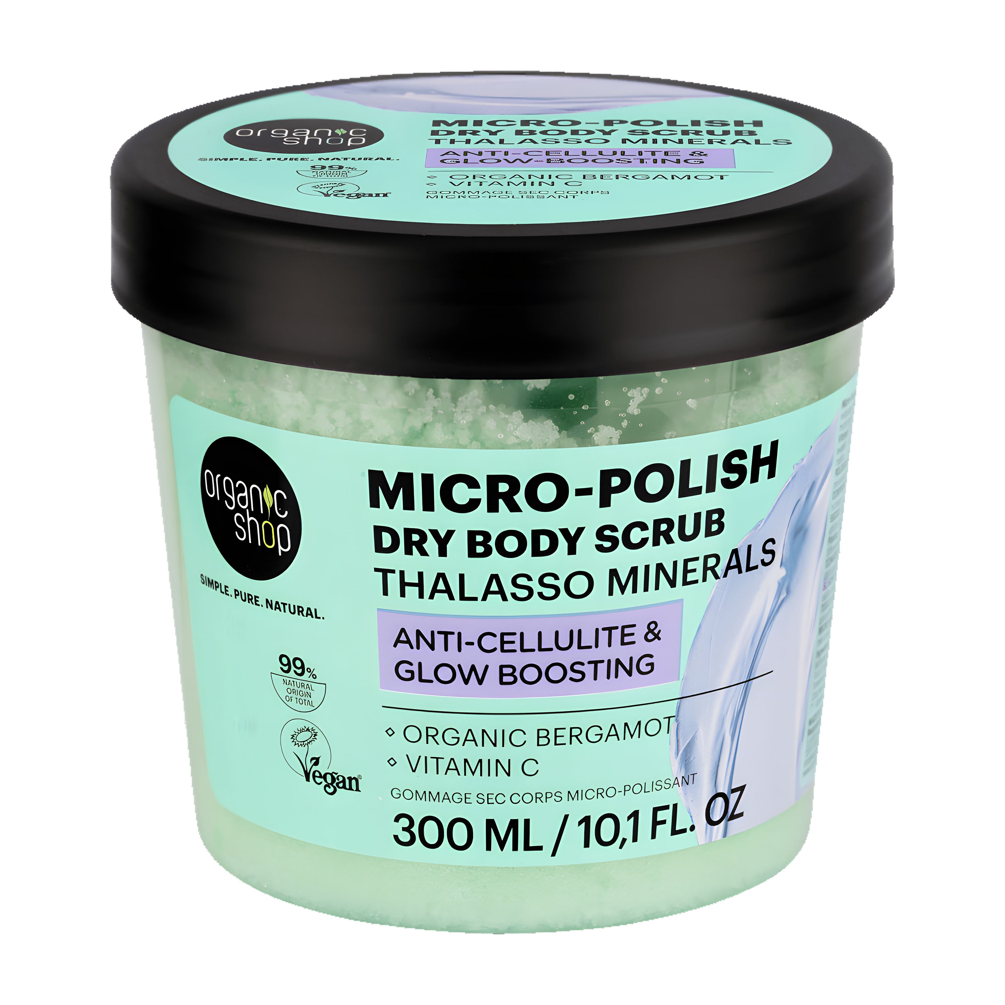 organic shop Dry Body Scrub MICRO-POLISH, 300 mL – Peppery Spot