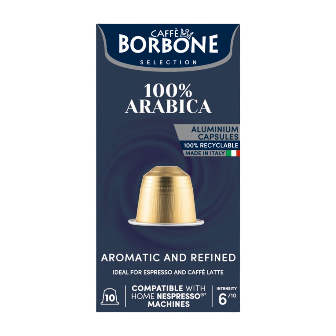 Caffe Borbone 100% Arabica nespresso coffee capsules, 10 Count ...