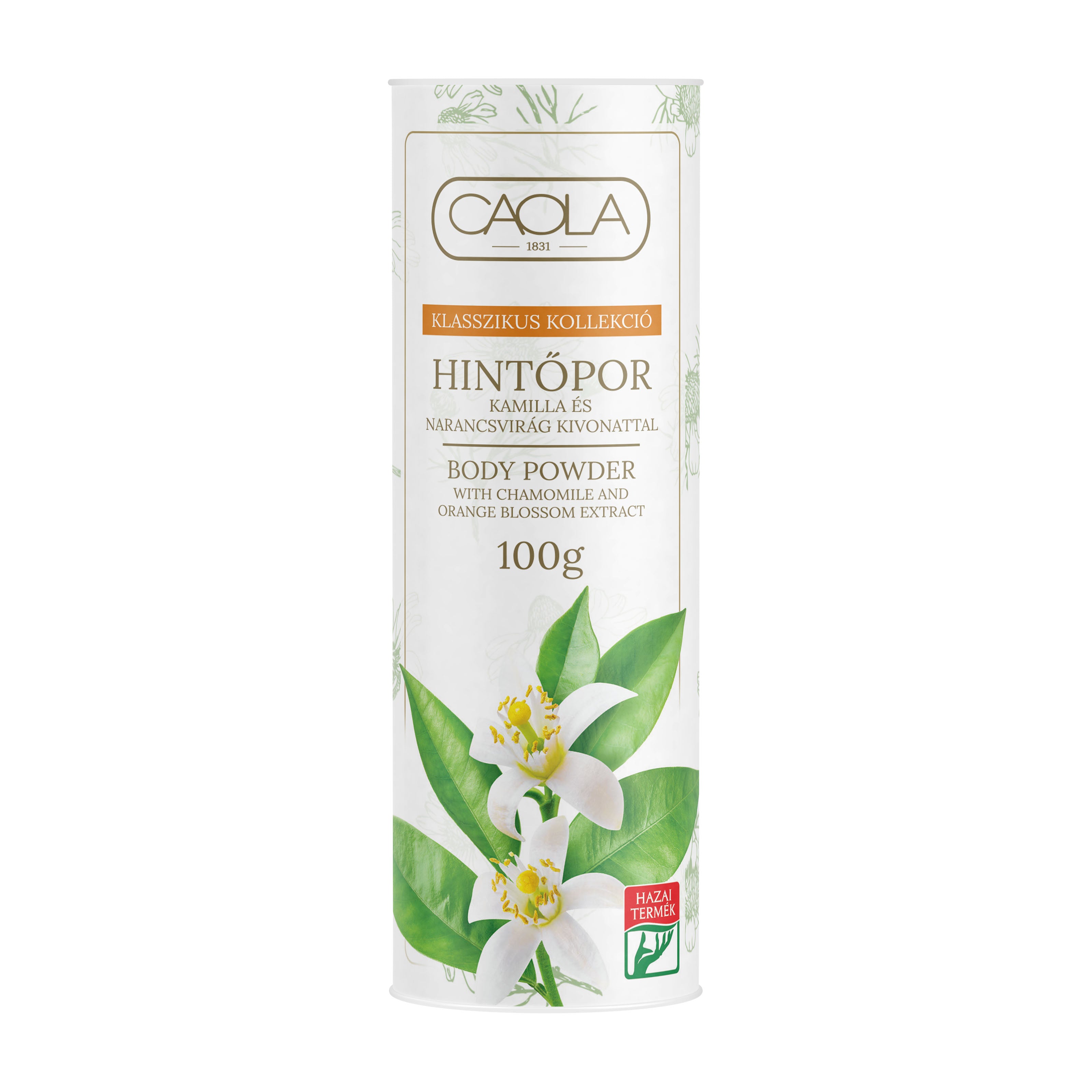 Caola Poudre corporelle Camomille et Extrait de fleur d'oranger, 100 g ...