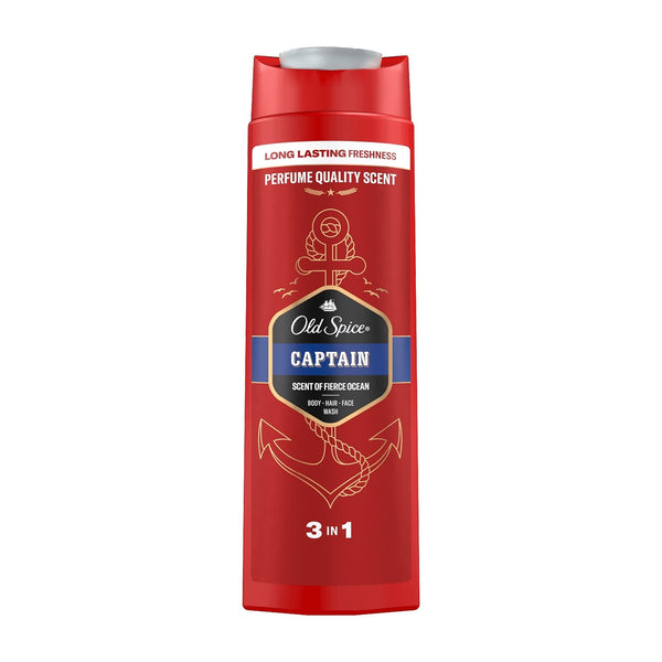 Old Spice Captain shower gel, 400 mL – Peppery Spot