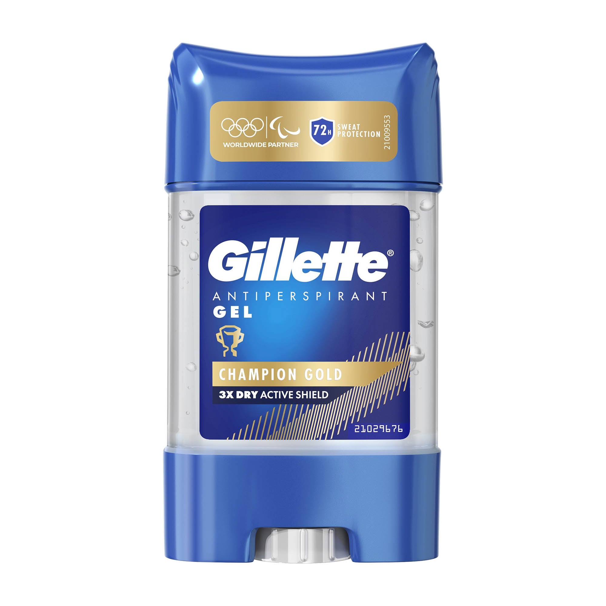 Gillette Champion Gold 72h anti-perspirant gel stick, 70 mL – Peppery Spot
