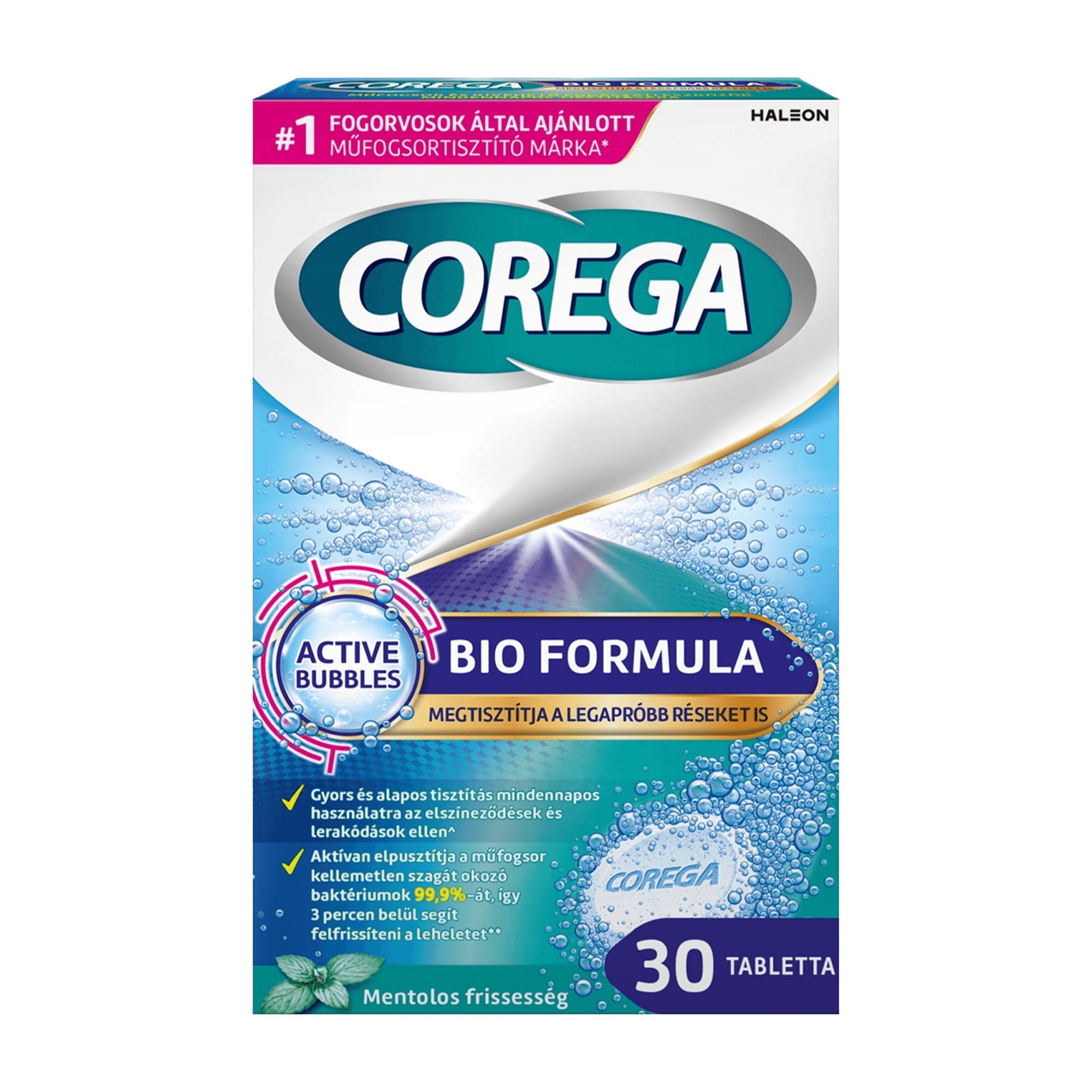Corega Bio Formula denture cleanser tablets – Peppery Spot