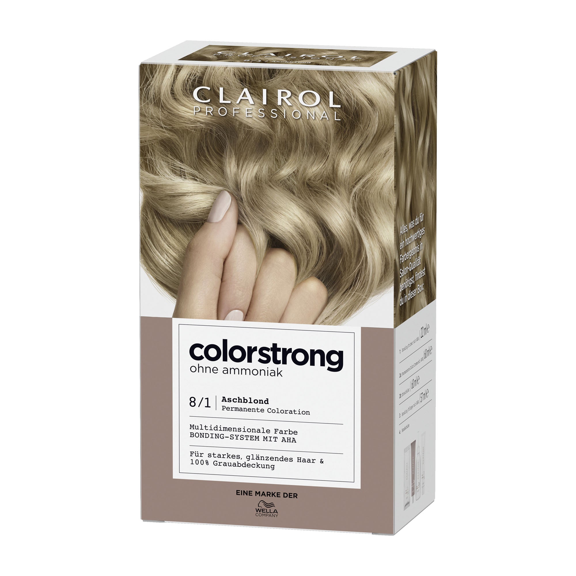 Clairol Professional Hair Color 8/1 Ash Blonde COLORSTRONG – Peppery Spot