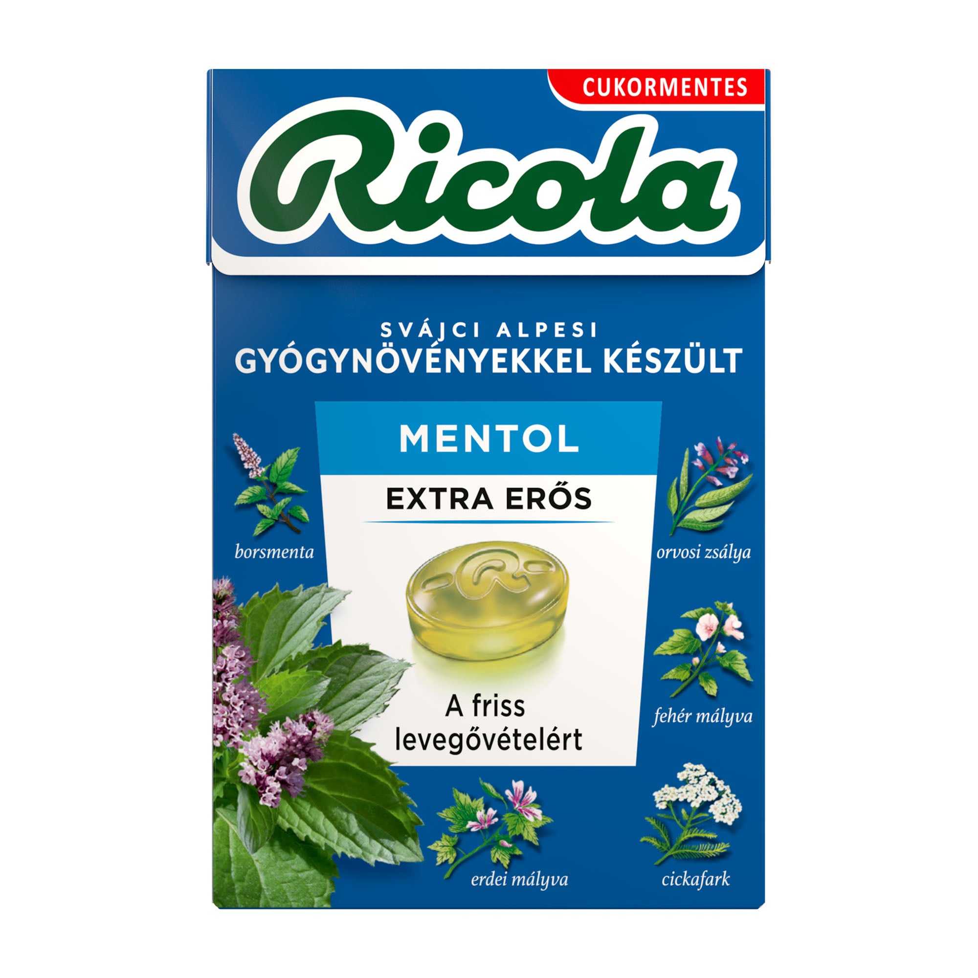 Ricola Menthol Extra Strong sugar-free herbal drops, 40 g – Peppery Spot