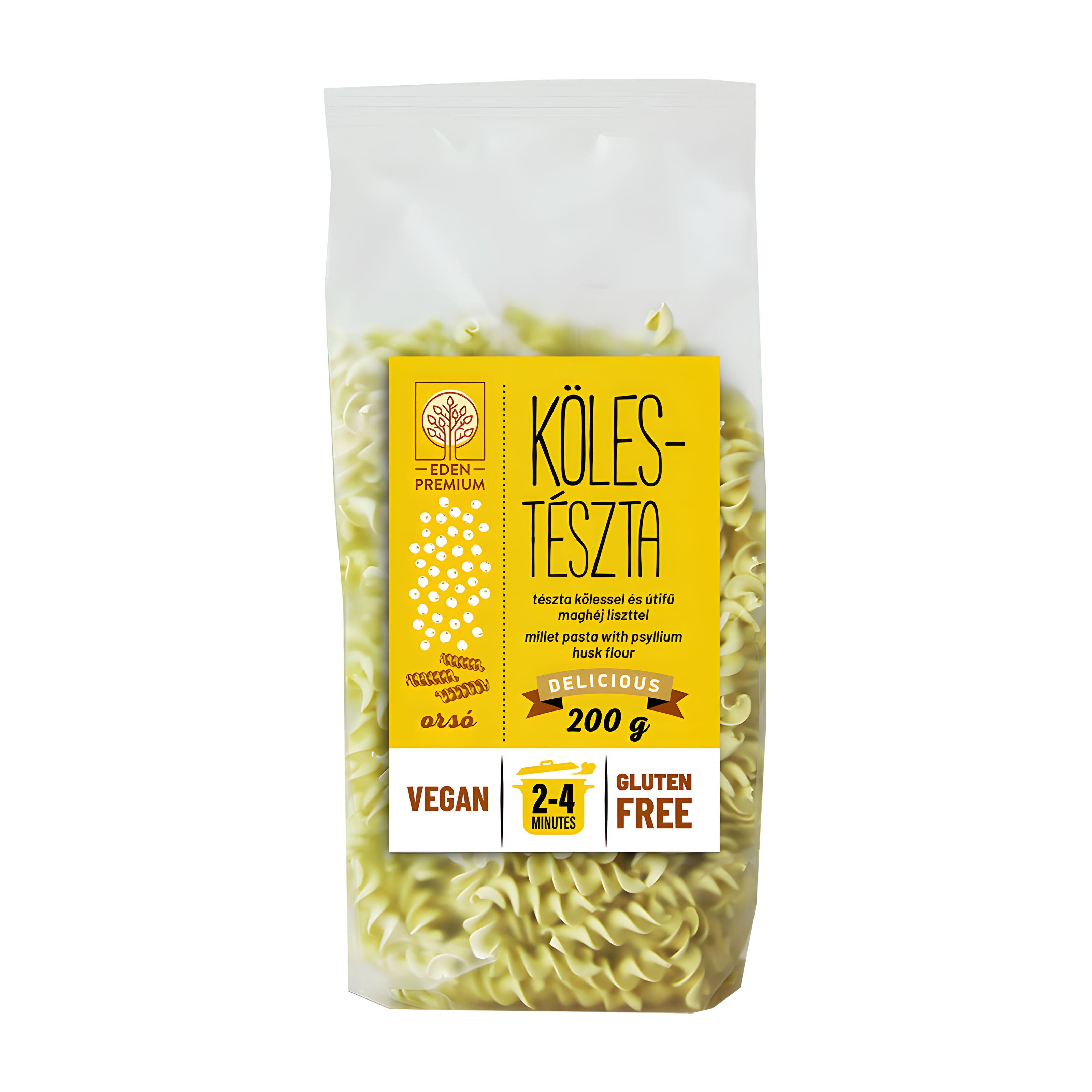 EDEN PREMIUM Millet Pasta Fusilli, 200 g – Peppery Spot