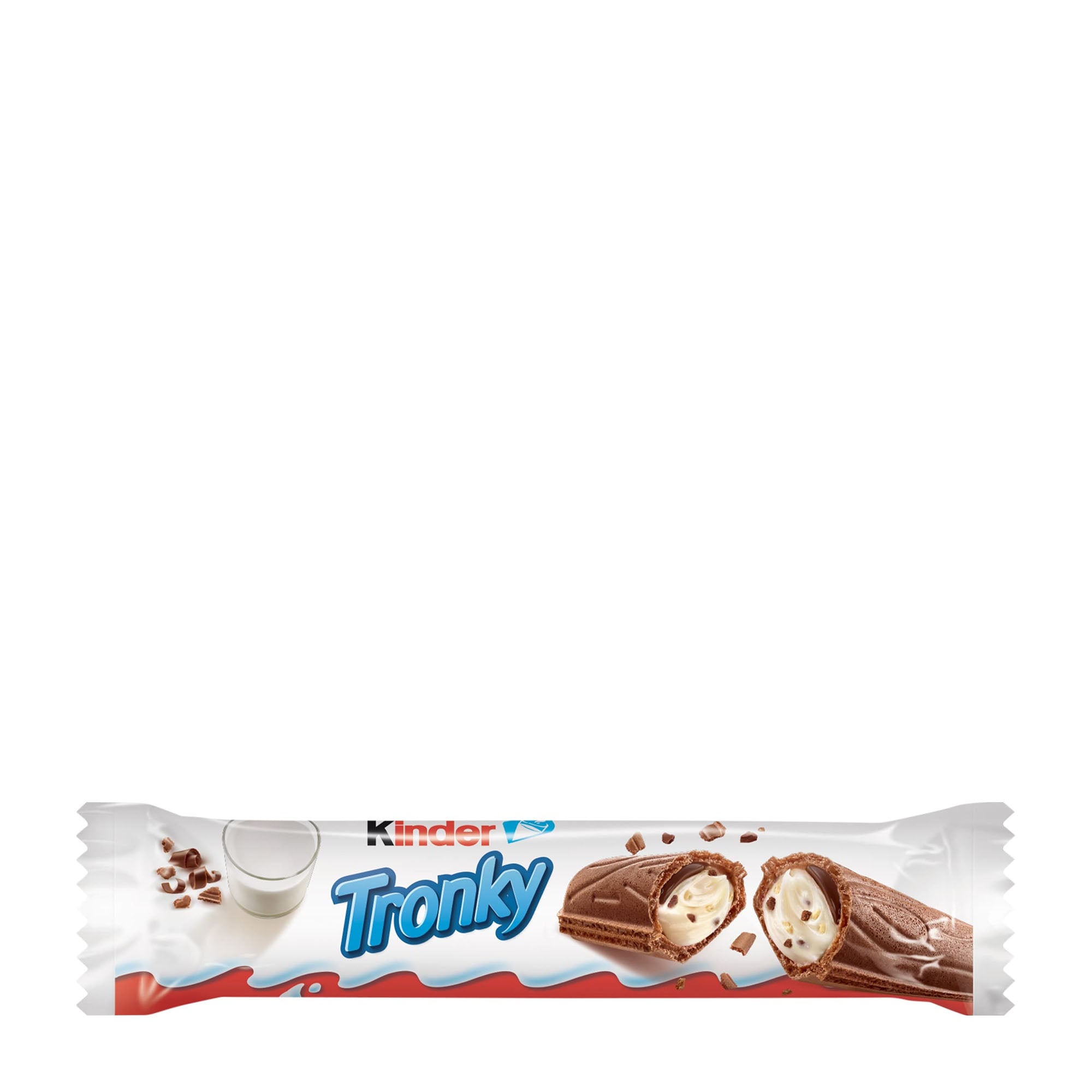 kinder Tronky cocoa wafer with milk cream and crunchy biscuit, 18 g ...
