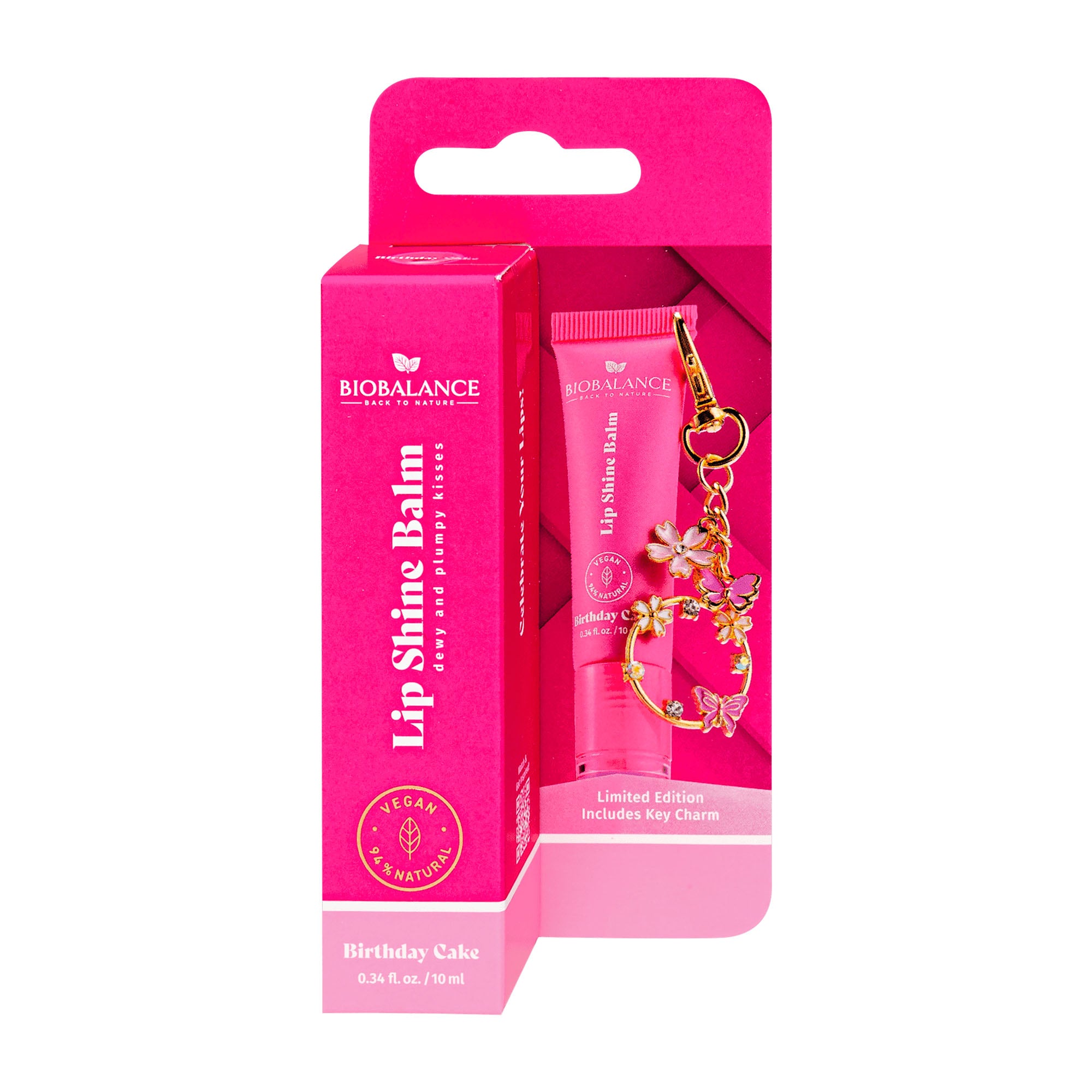 Biobalance Birthday Cake lip shine balm, 10 mL – Peppery Spot
