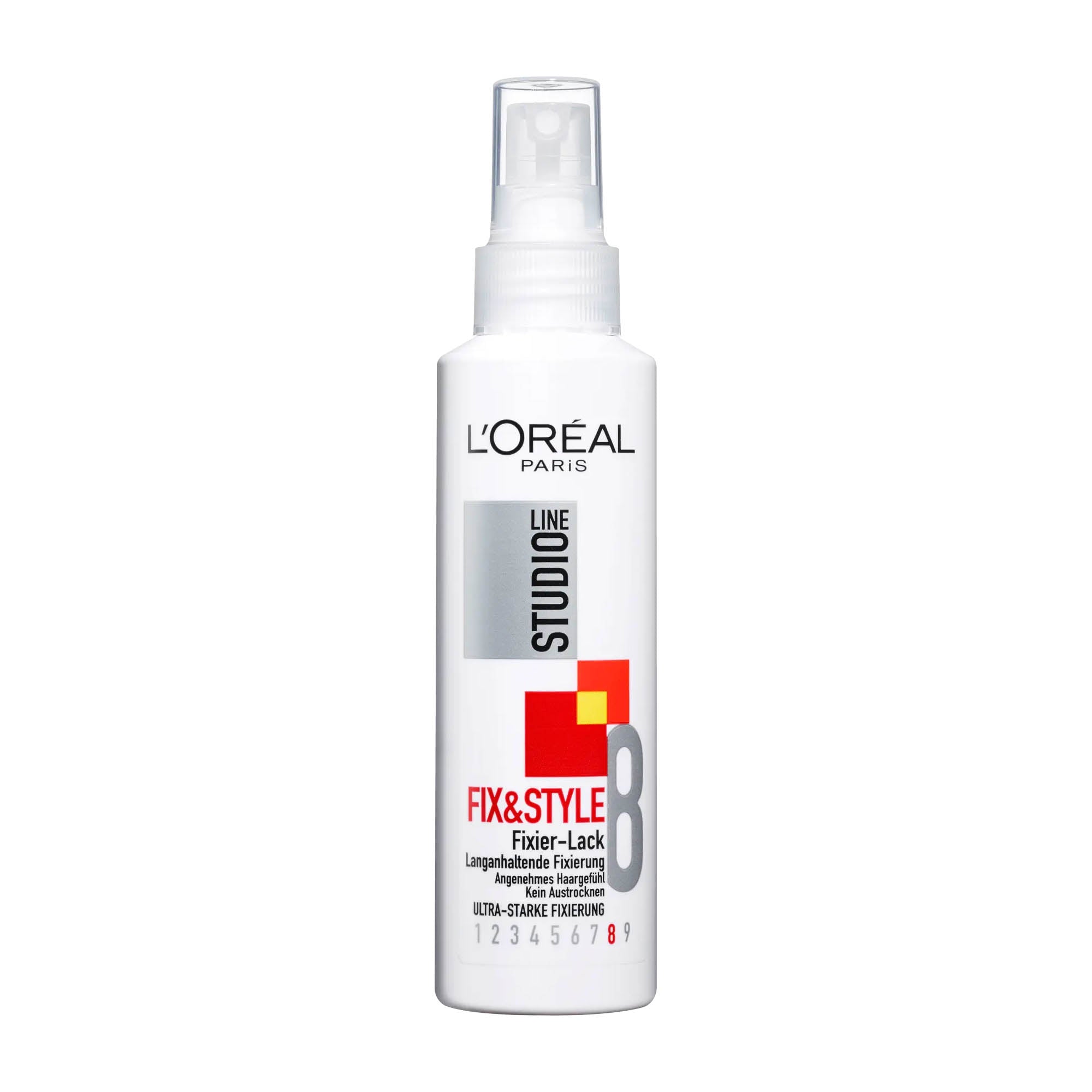 L'ORÉAL PARiS STUDIO LINE Fix & Style hair spray, 150 mL – Peppery Spot