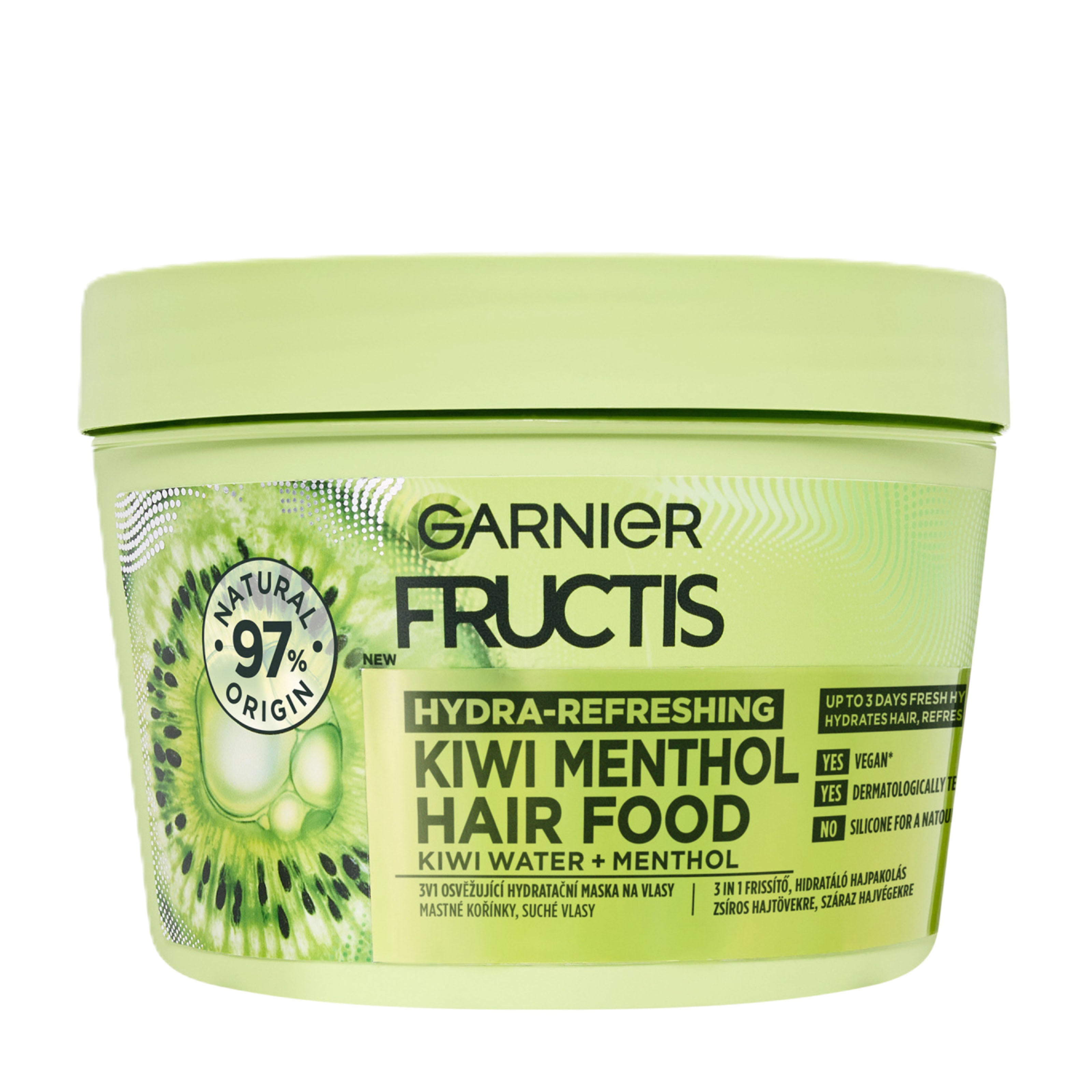 Garnier Fructis Hair Mask Kiwi Menthol Hair Food, 400 mL – Peppery Spot
