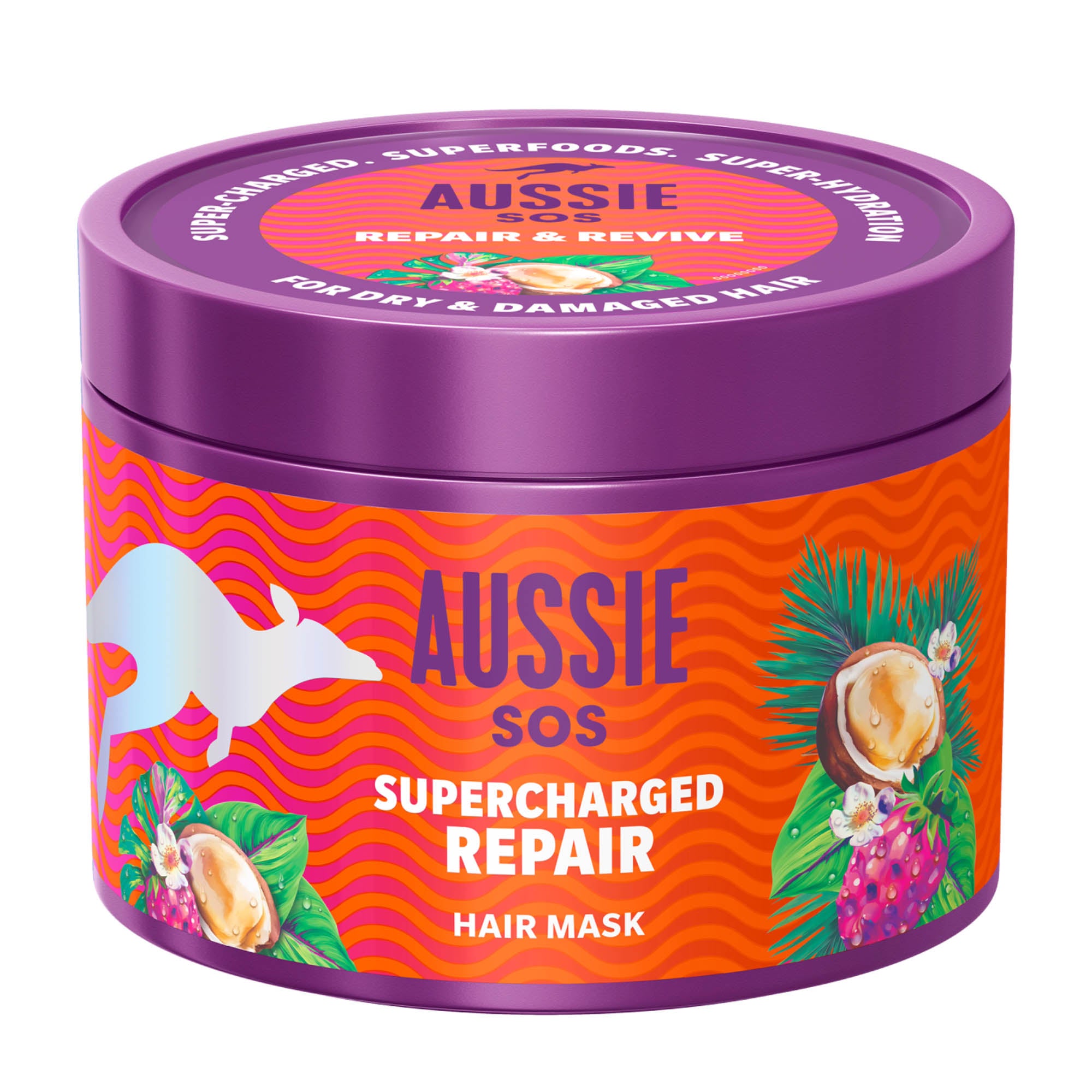 Aussie SOS Supercharged repair hair mask, 500 mL – Peppery Spot
