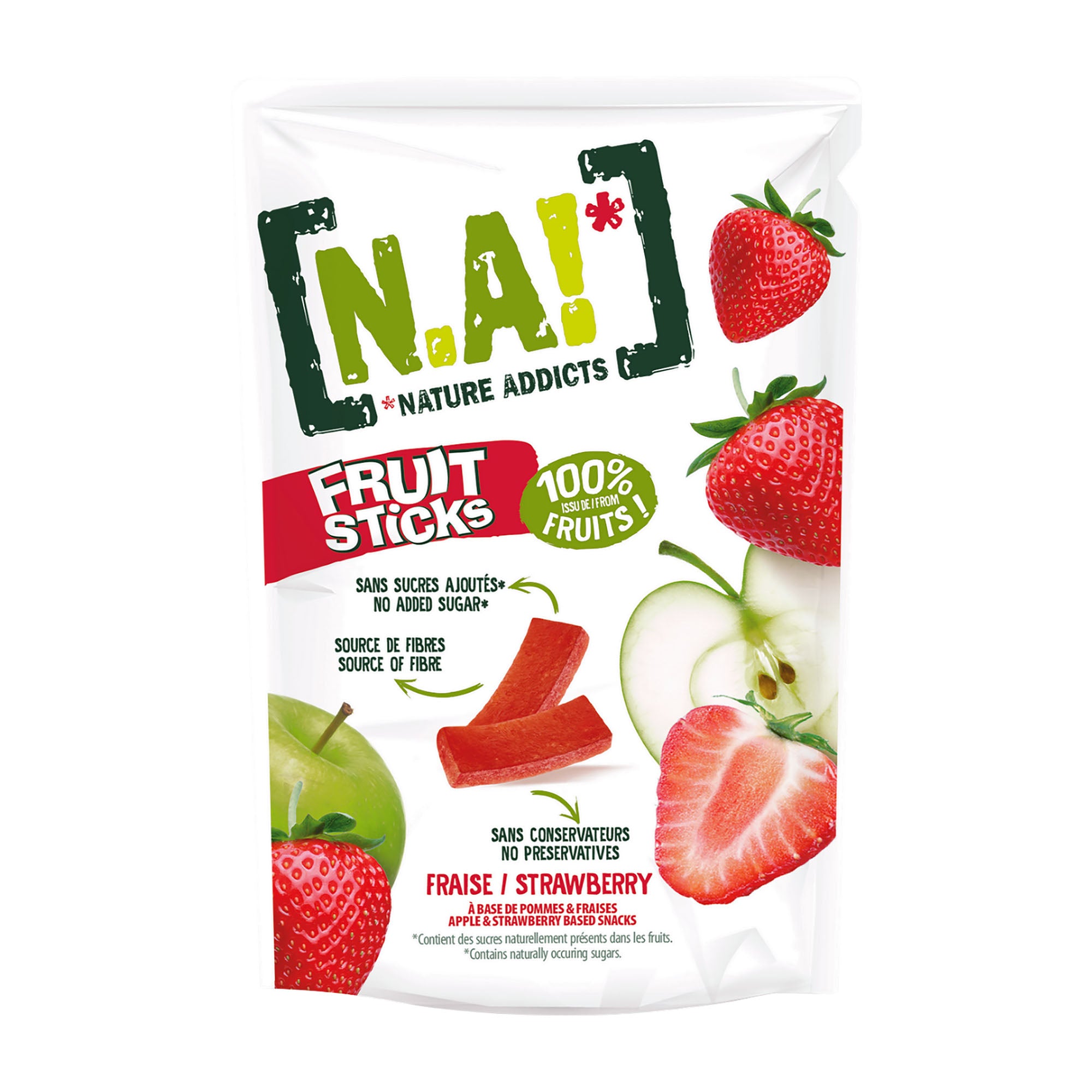 Nature Addicts Fruit Sticks strawberry, 35 g – Peppery Spot