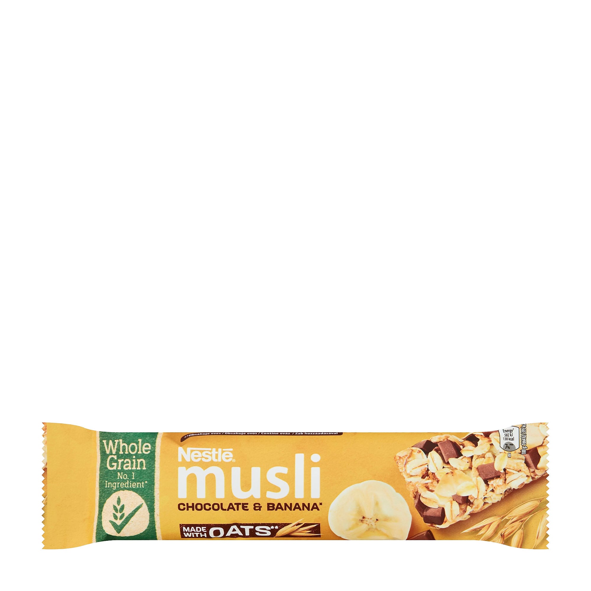 Nestlé musli Chocolate & Banana with oats muesli bar, 35 g – Peppery Spot