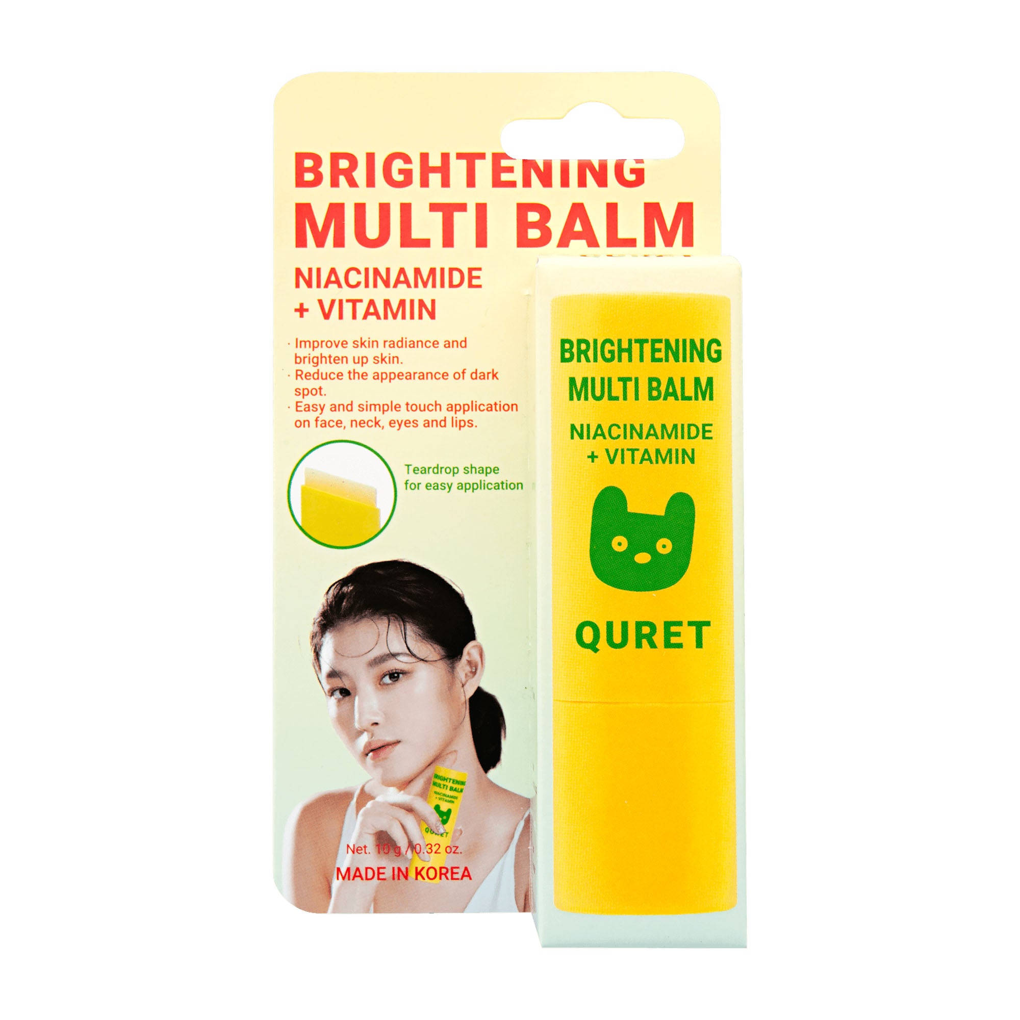 Quret Brightening Multi Balm Niacinamide + Vitamin, 10 g – Peppery Spot