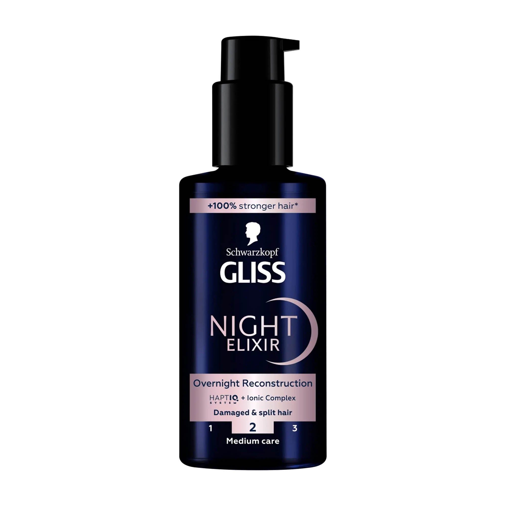 Schwarzkopf Gliss Night Elixir overnight reconstruction, 100 mL ...
