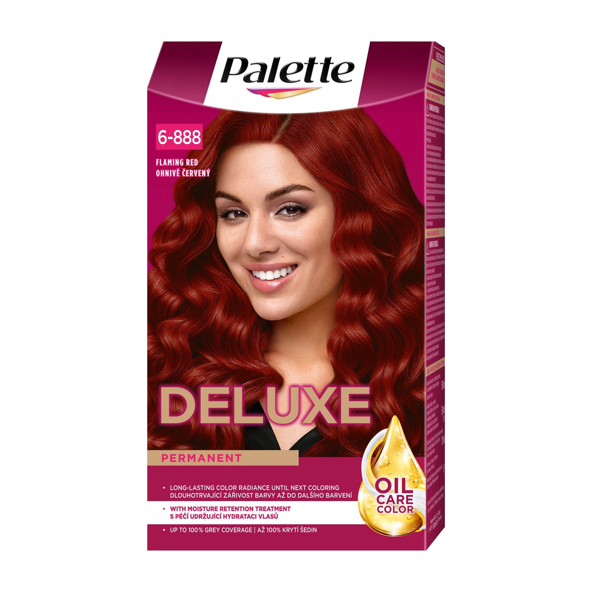 Schwarzkopf Palette Deluxe 6-888 Flaming Red permanent hair color ...