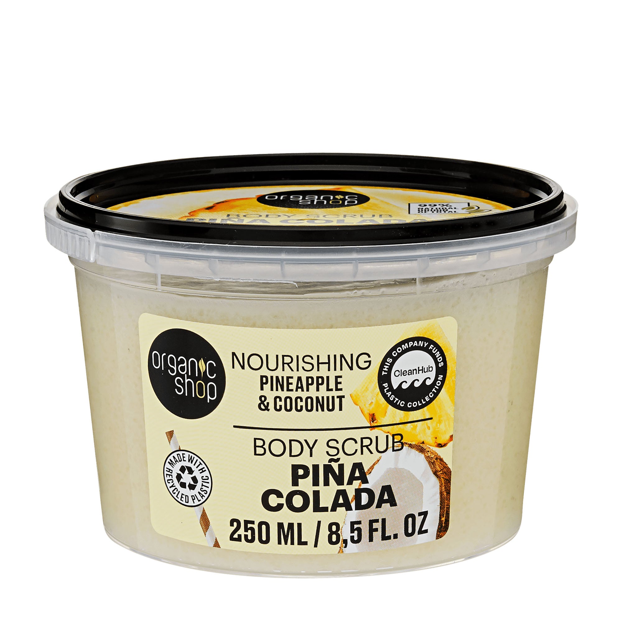 organic shop Nourishing Body Scrub Piña Colada, 250 mL – Peppery Spot