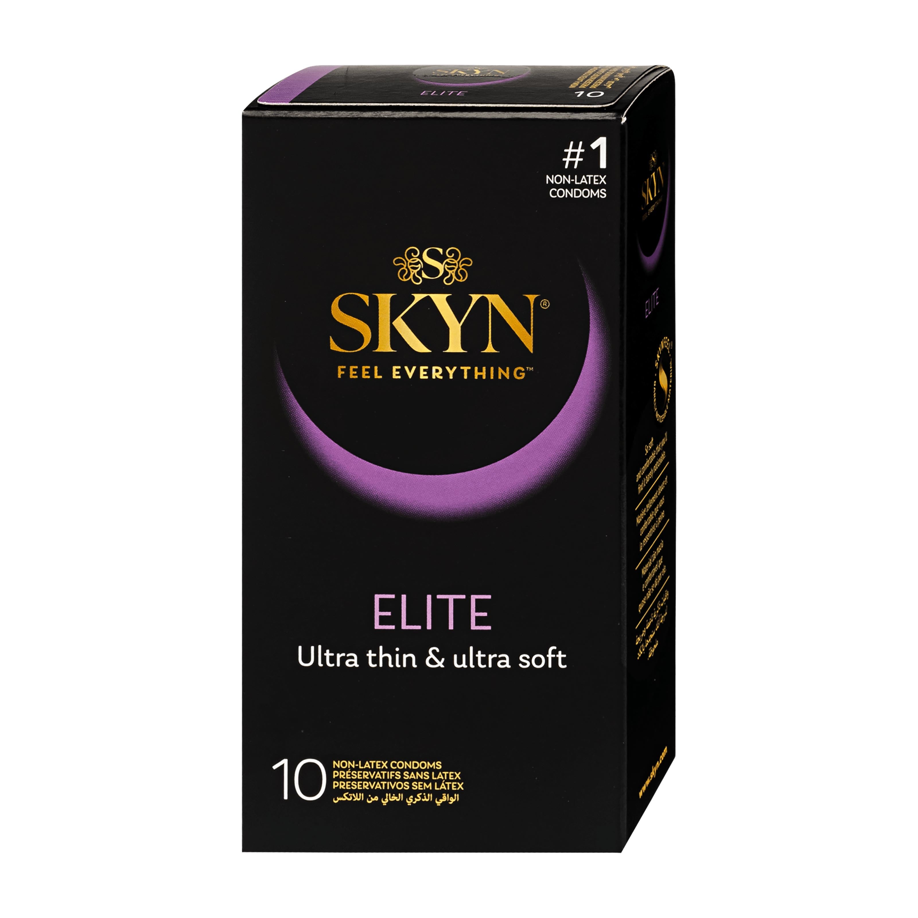 SKYN Préservatifs sans latex ELITE, 10 unités – Peppery Spot