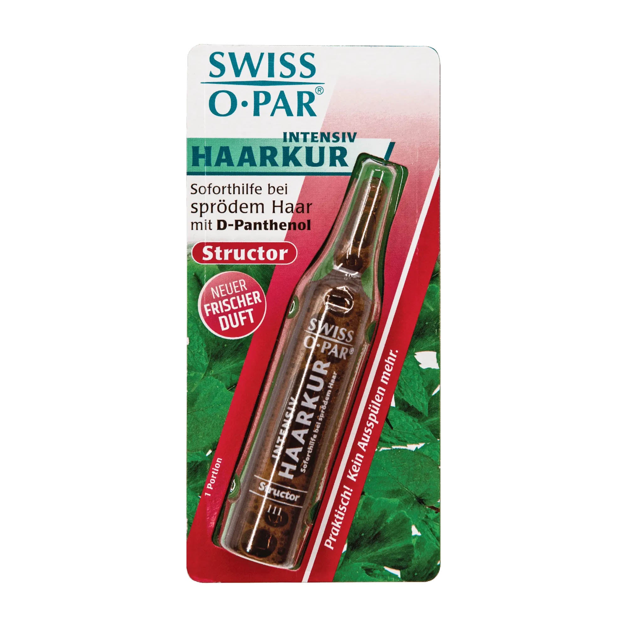 Swiss-o-Par Structor intensive hair treatment ampoule, 12 mL – Peppery Spot