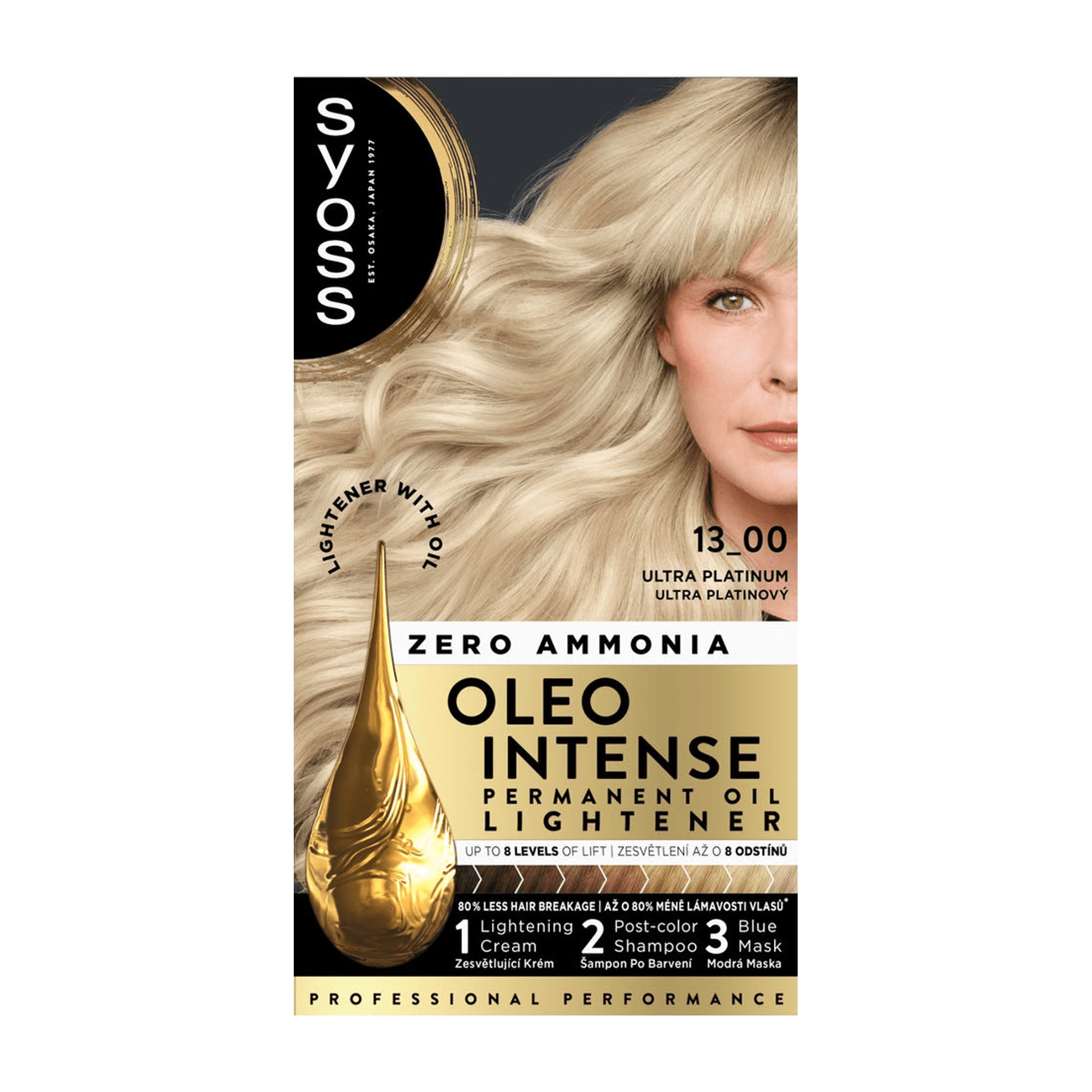 syoss OLEO INTENSE Permanent Oil Lightener 13_00 Ultra Platinum ...